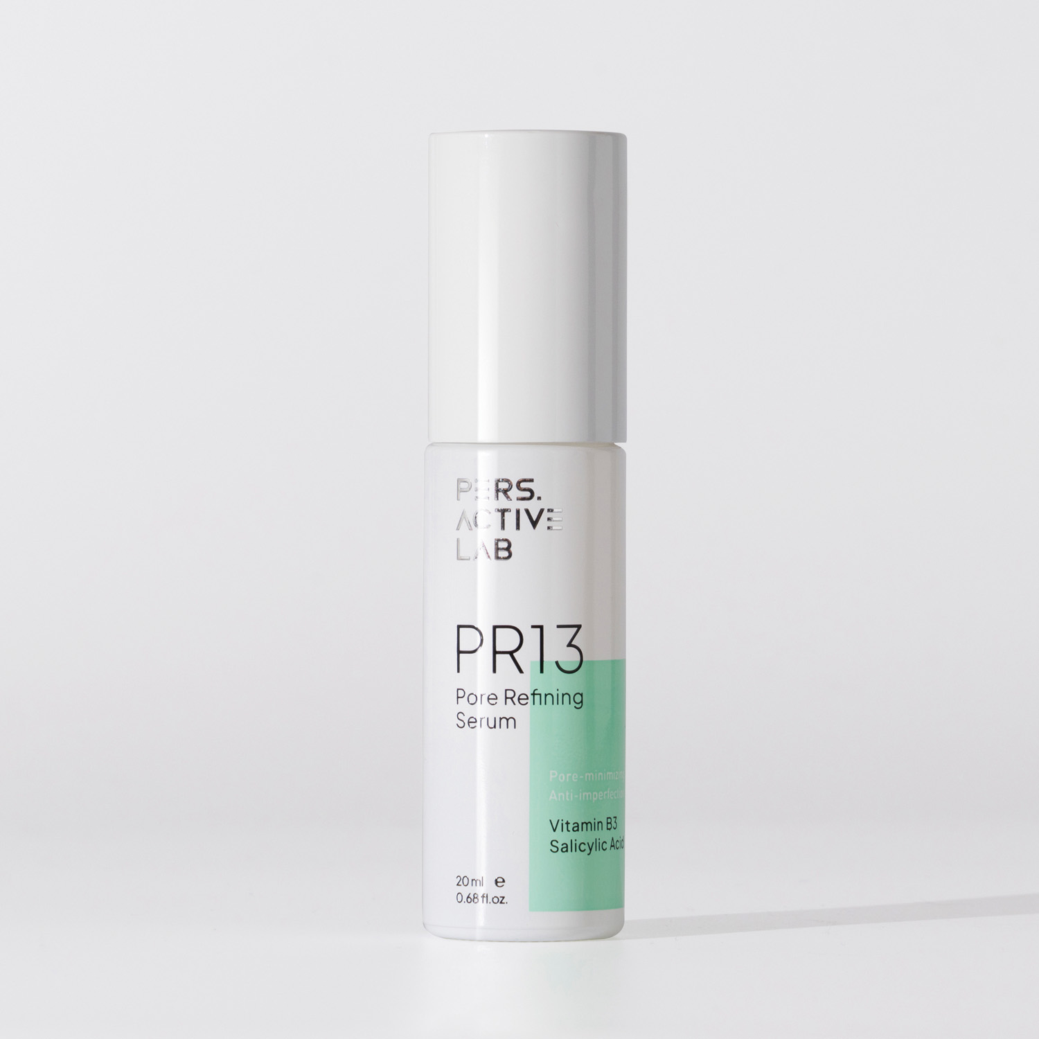 Pers Active Lab product list with all skincare products